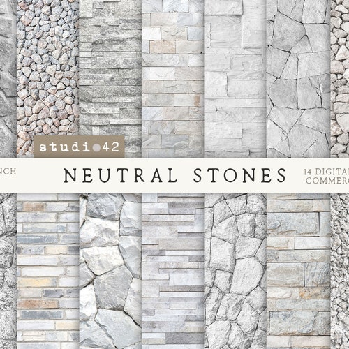 Stones Background Digital Papers Stone Wall Texture Paper - Etsy