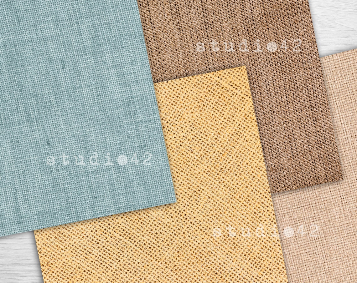 Beach Textures Burlap Background Digital Papers, Linen Texture Paper ...