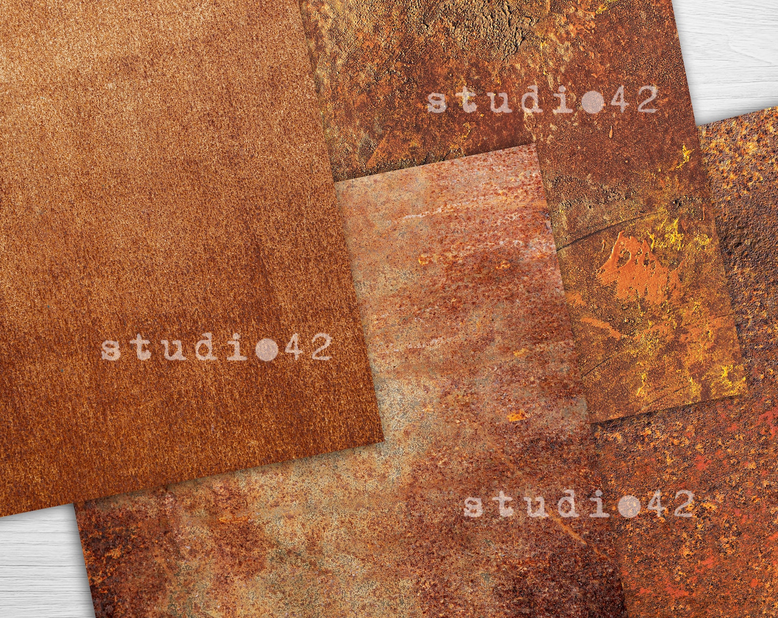Rust Digital Papers Rust Textures Rust Digital Backgrounds - Etsy