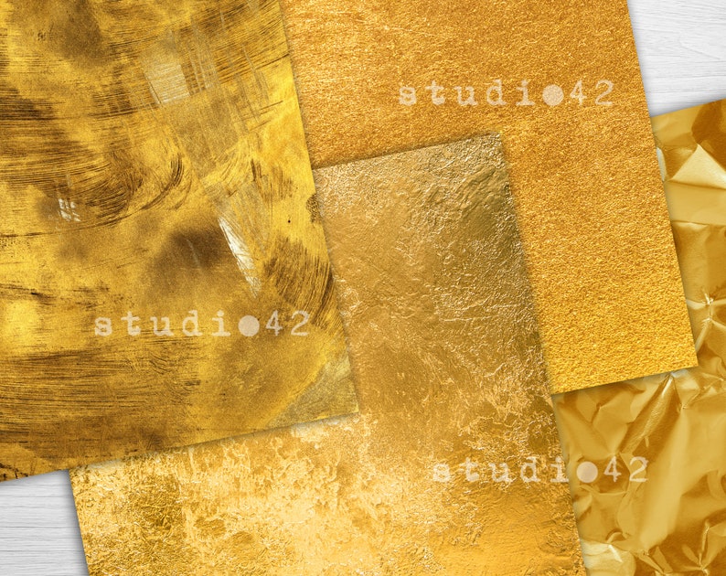 Royal Gold Digital Paper, Gold Digital Background, Gold Foil Textures ...