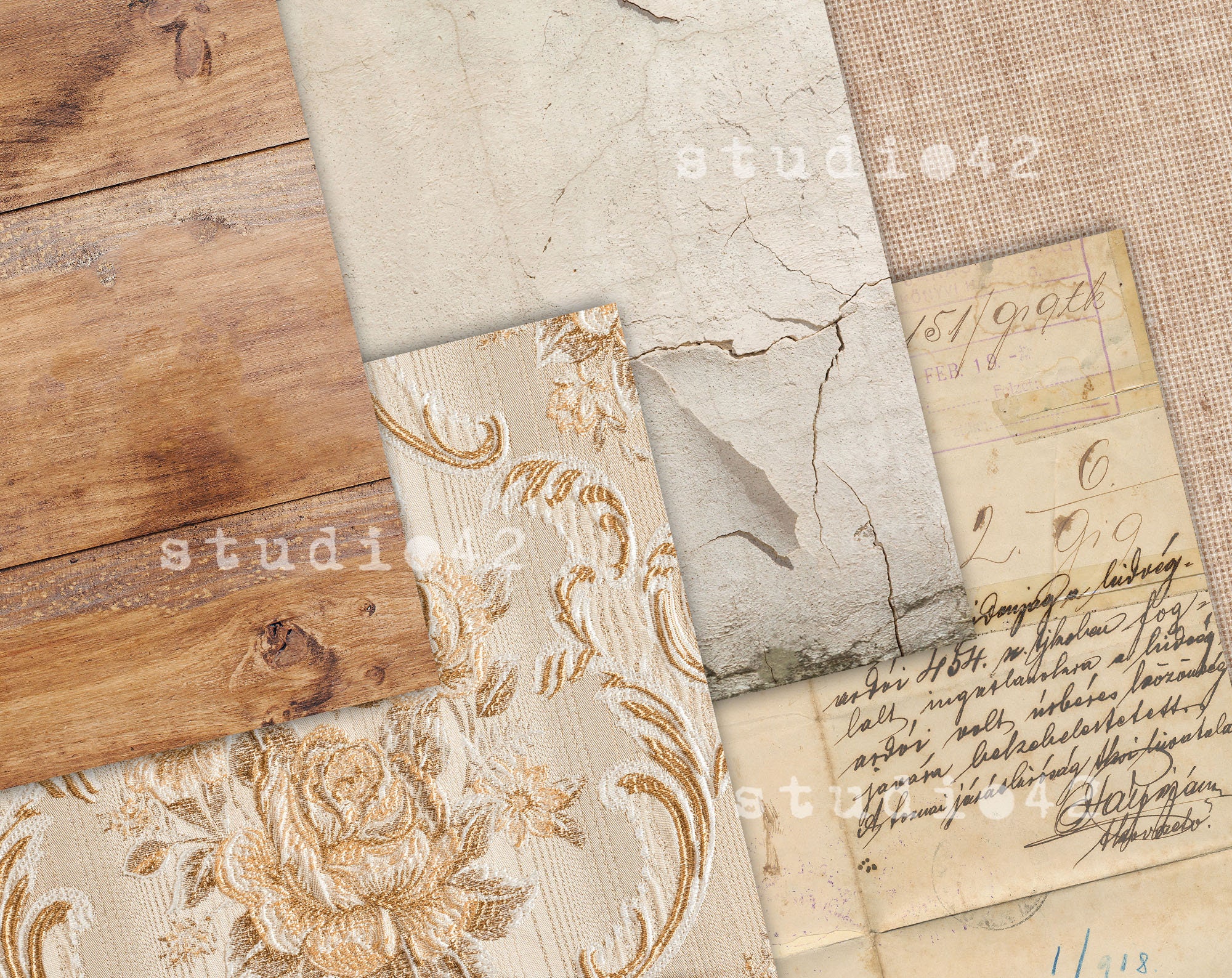 Rustic Wood Digital Paper Rustic Wood Texture Distressed - Etsy