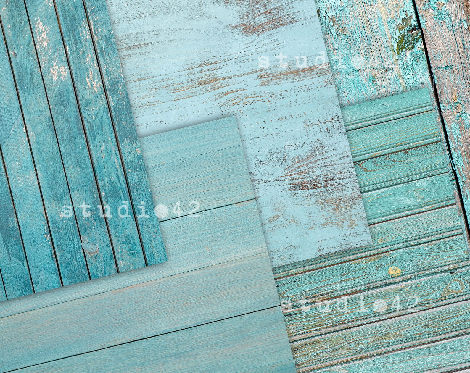 Teal Wood Background Digital Papers Teal Wooden Backgrounds - Etsy