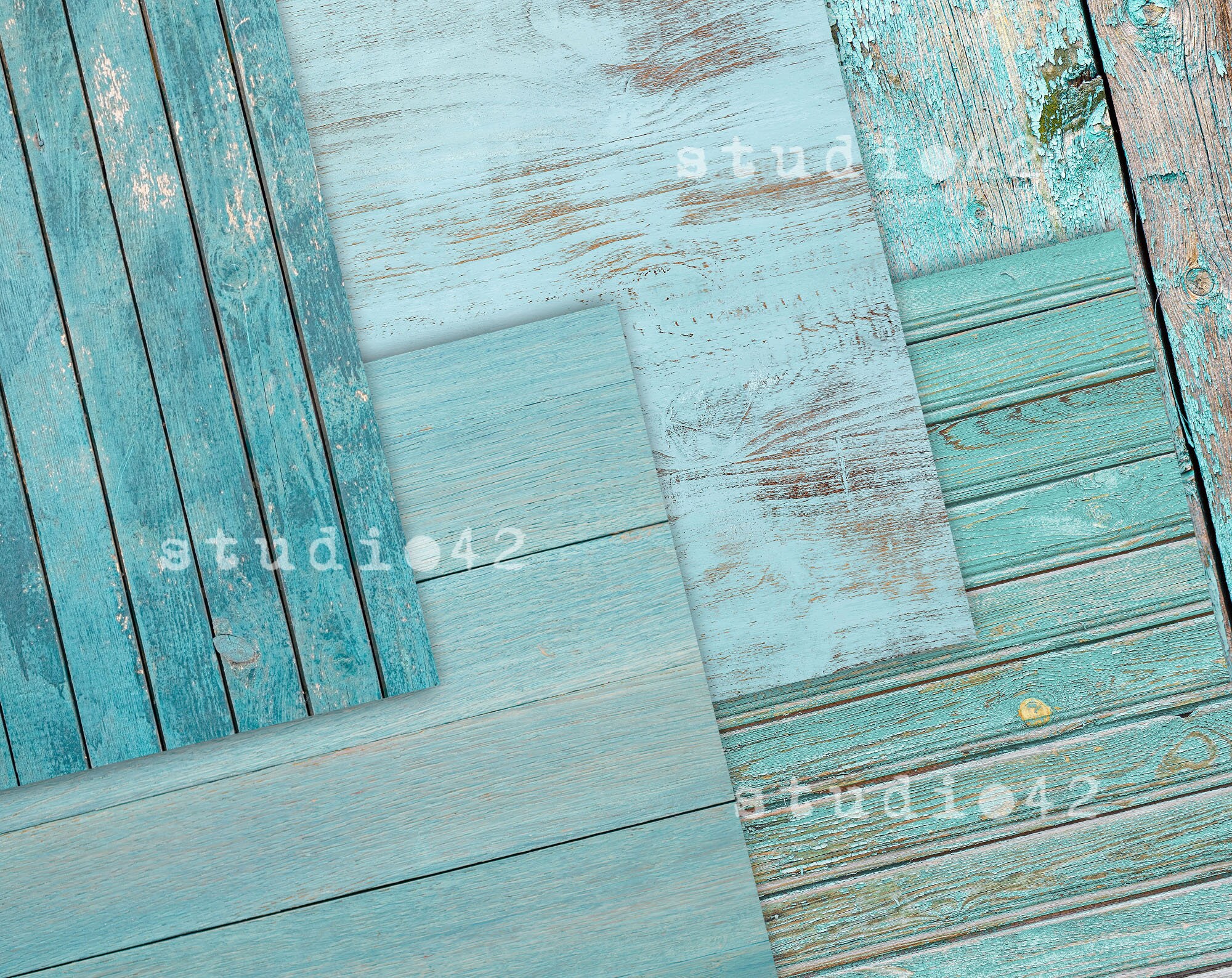Teal Wood Background Digital Papers Teal Wooden Backgrounds - Etsy