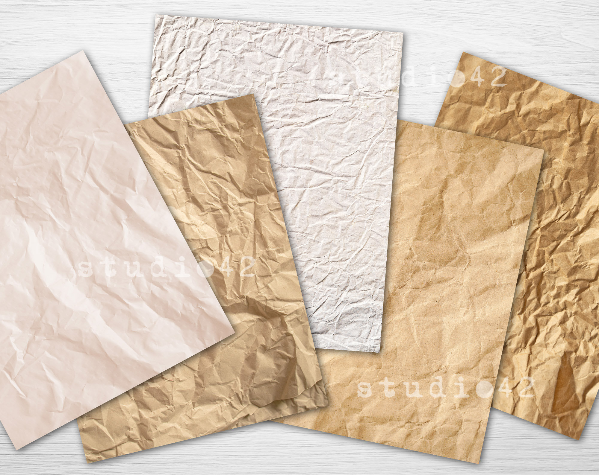 Wrinkled Digital Paper, Wrinkled Digital Background, Folded Textures ...