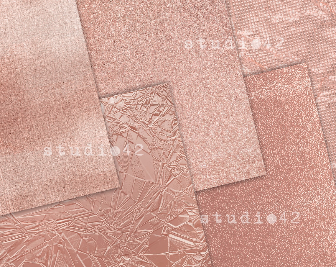Soft Rose Gold Digital Paper Rose Gold Digital Background - Etsy