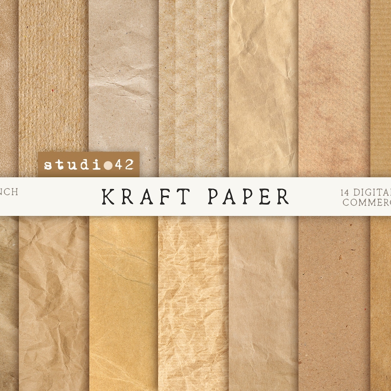 Brown Paper Banner - Etsy