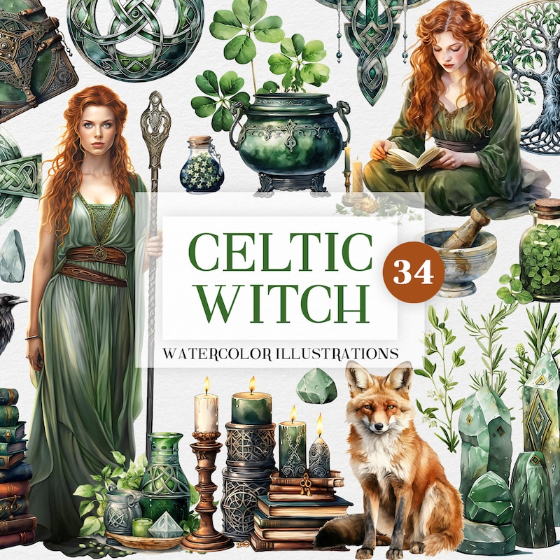 Forest Witch Art - Etsy