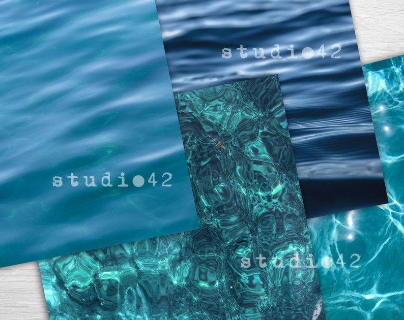 Water Digital Printable Paper Ocean Digital Background Sea - Etsy