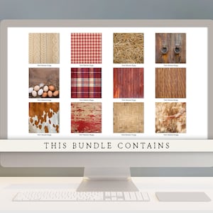 Farmhouse Digital Paper, Farmhouse Textures, Countryside Printables ...