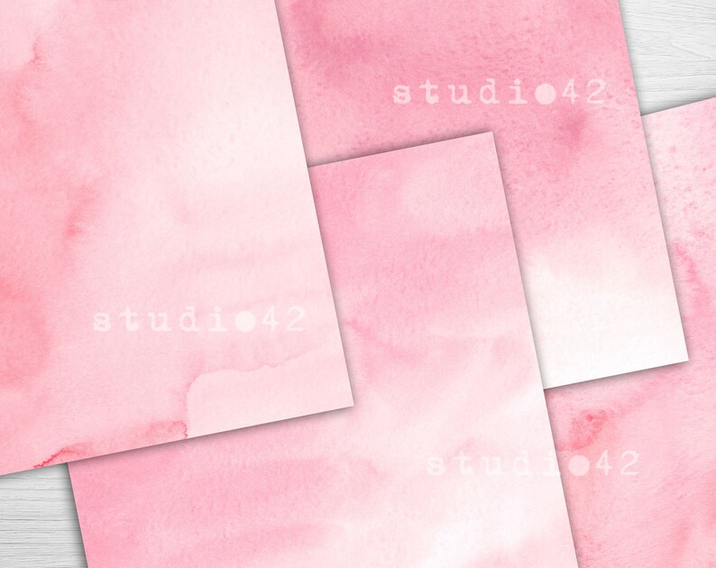 Pastel Pink Watercolor Background Soft Pink Digital Papers - Etsy