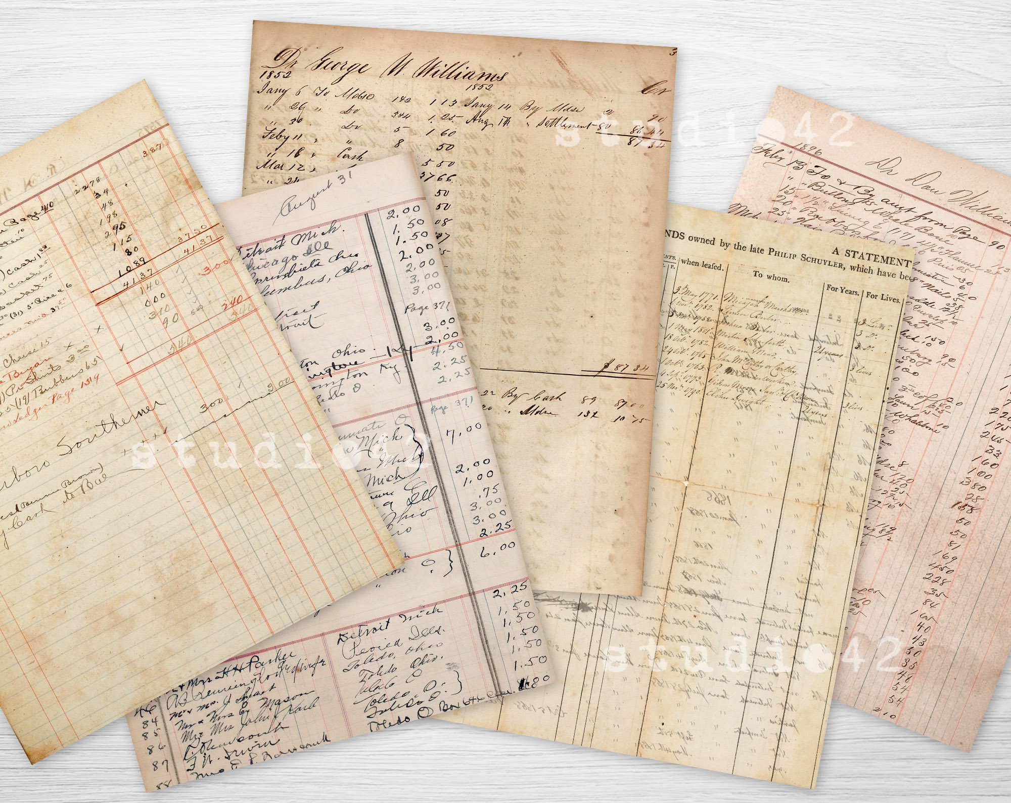 Printable Ledger Paper 2, Ledger Book, Digital Ledger Paper, Digital ...