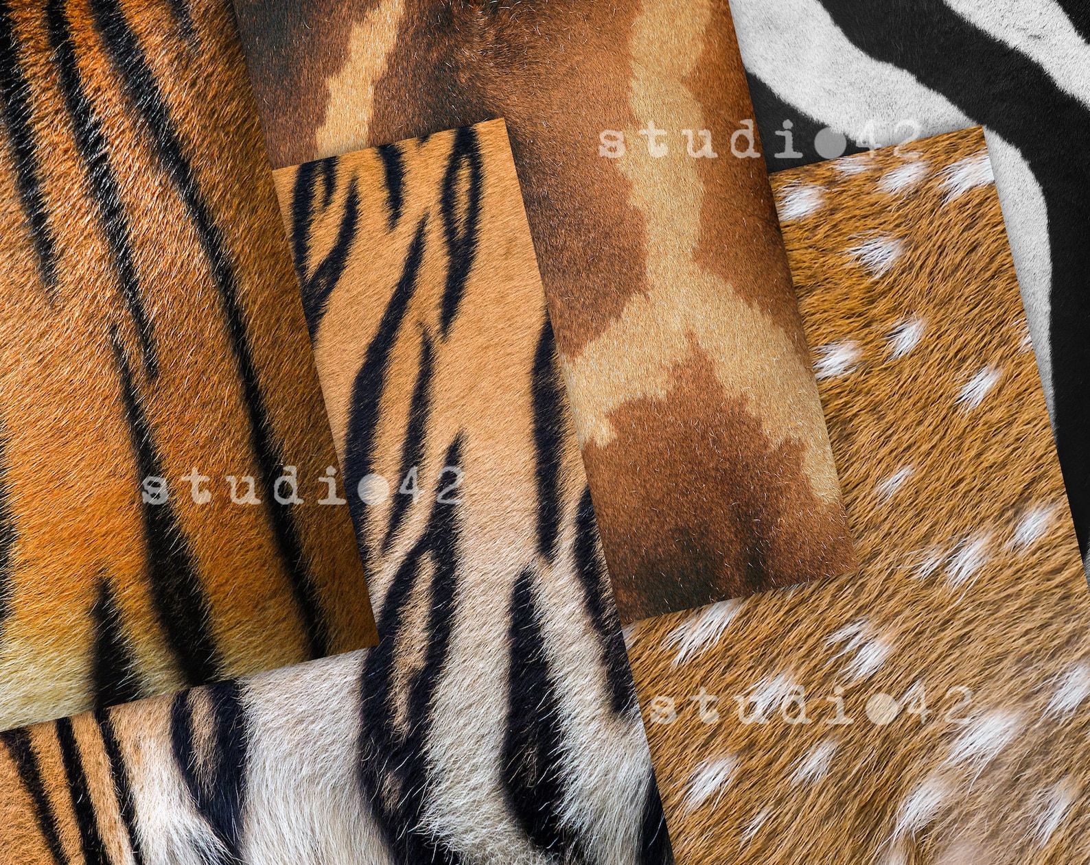 Animal Skin Textures Digital Paper Real Animal Fur Texture - Etsy