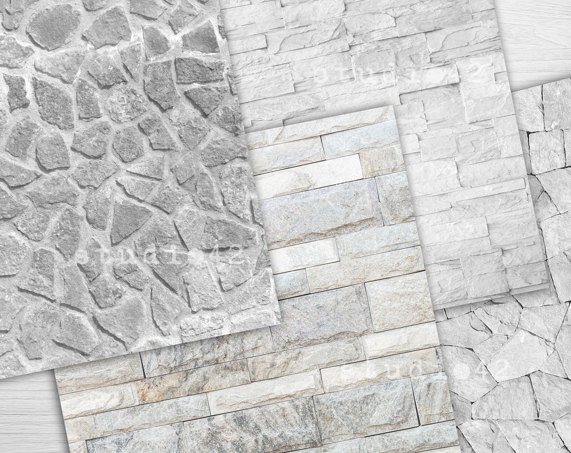 Stones Background Digital Papers, Neutral Stones Texture Paper, Stones ...