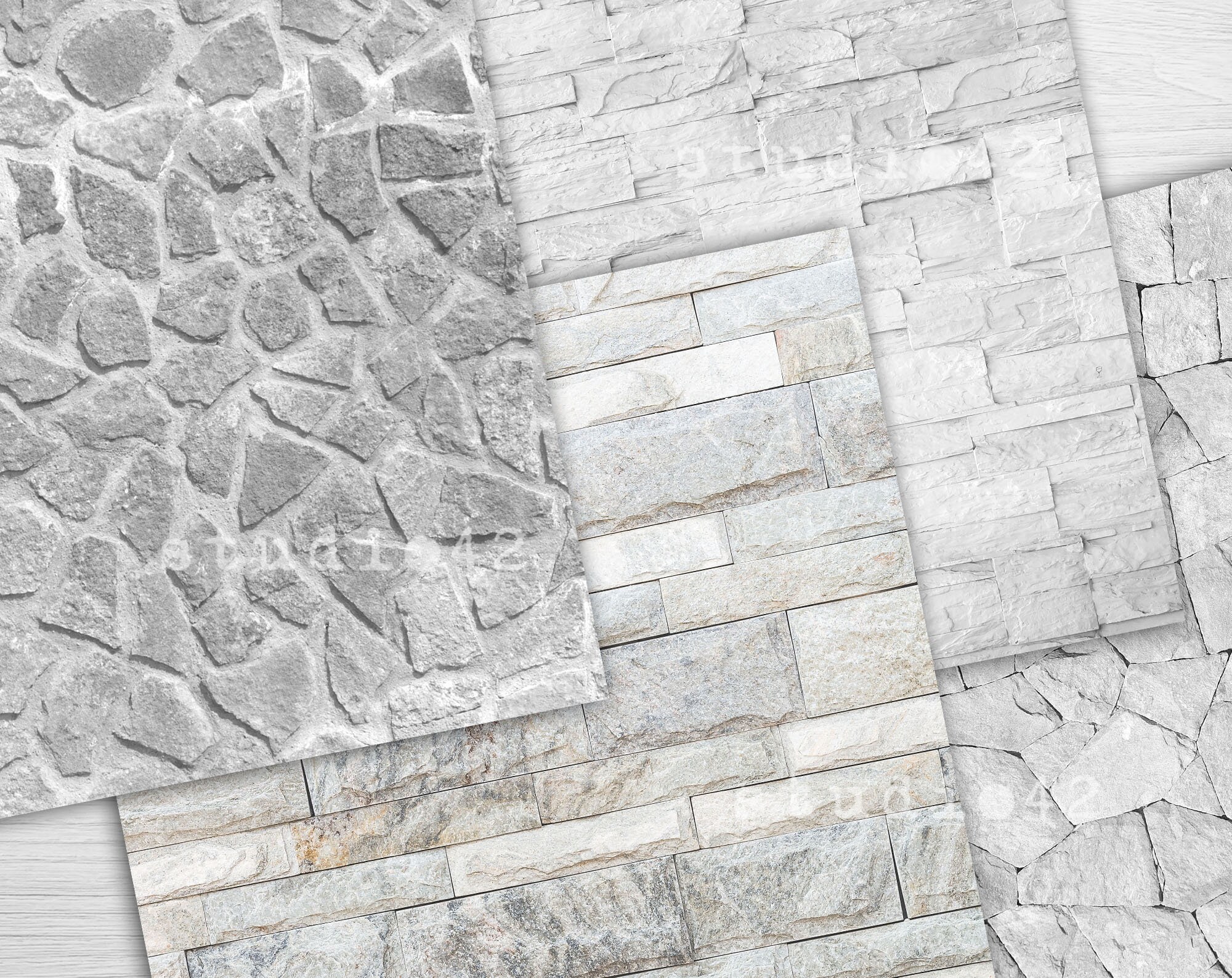 Stones Background Digital Papers, Neutral Stones Texture Paper, Stones ...