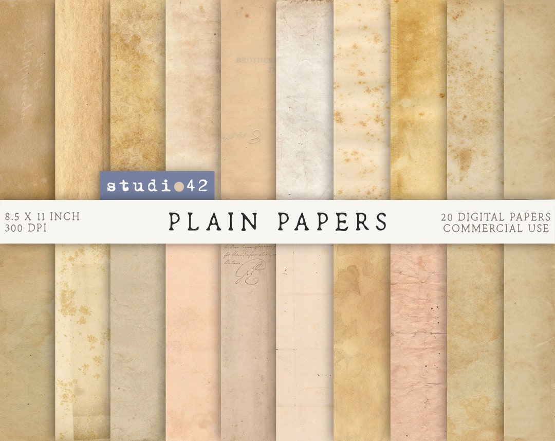Printable Plain Old Papers, Wrinkled Digital Paper, Folded Textures ...