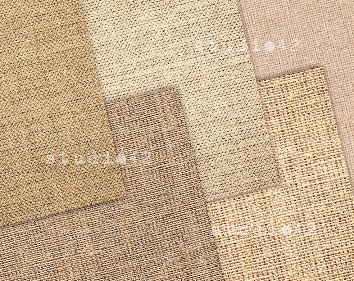 Burlap Background Digital Papers Linen Texture Paper Jute - Etsy