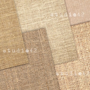 Burlap Background Digital Papers, Linen Texture Paper, Jute Digital ...
