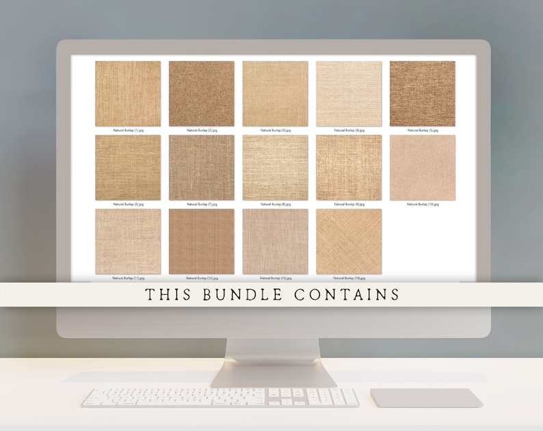 Burlap Background Digital Papers Linen Texture Paper Jute - Etsy