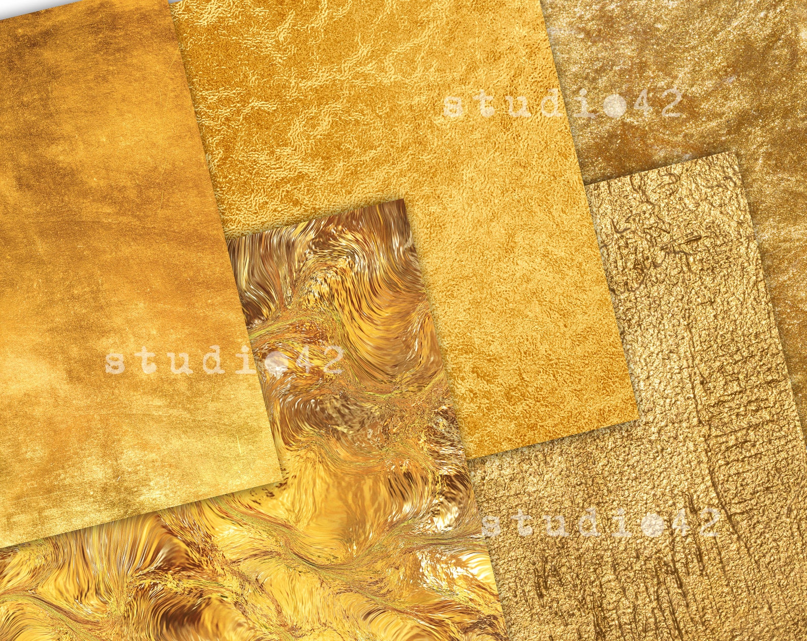 Royal Gold Digital Paper, Gold Digital Background, Gold Foil Textures ...