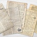 Old Dictionary Pages Digital Paper, Old Dictionary Printable Paper ...