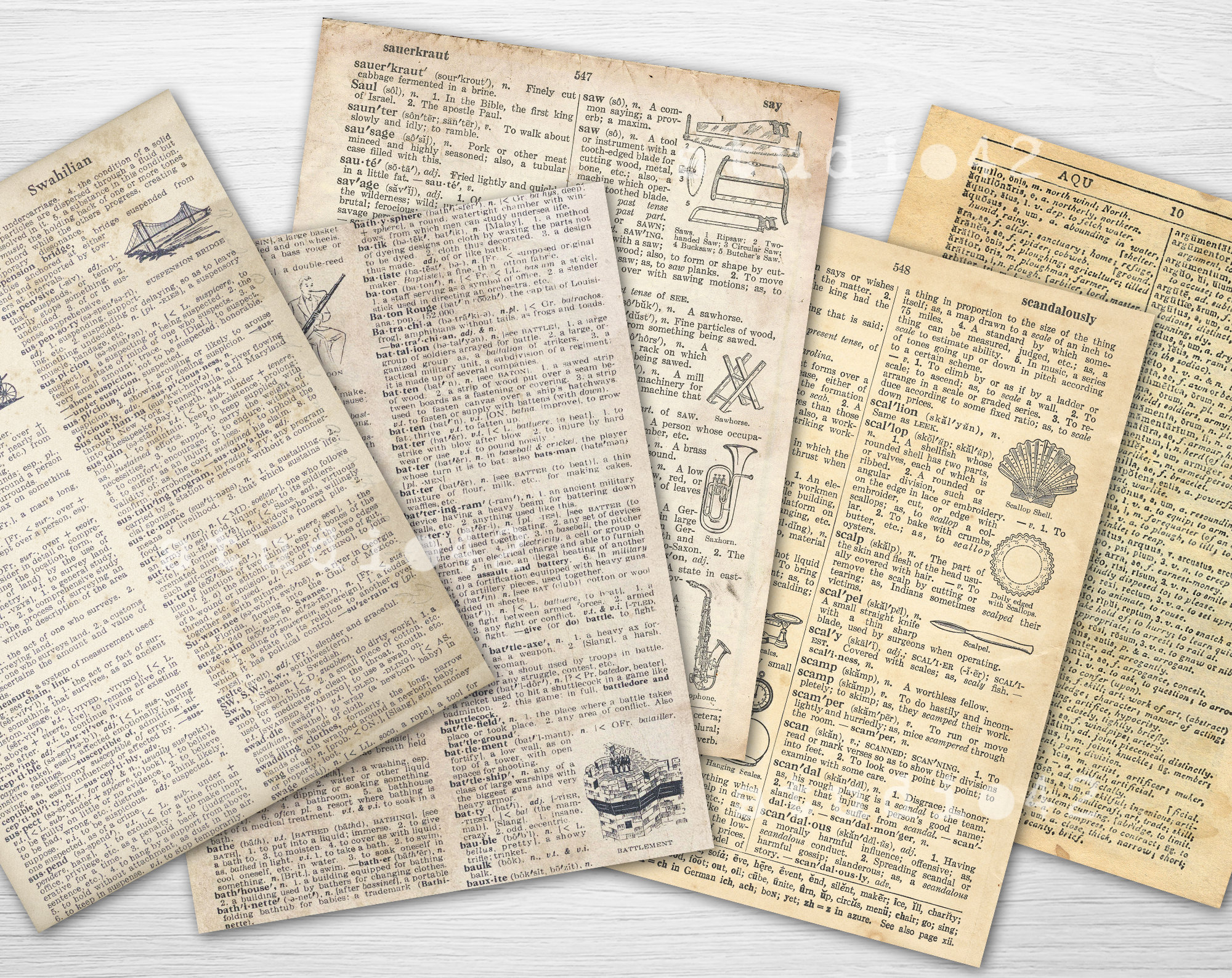 Old Dictionary Pages Digital Paper Old Dictionary Printable - Etsy