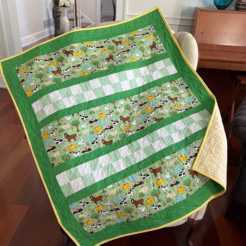 Farm Animals Quilt - Etsy