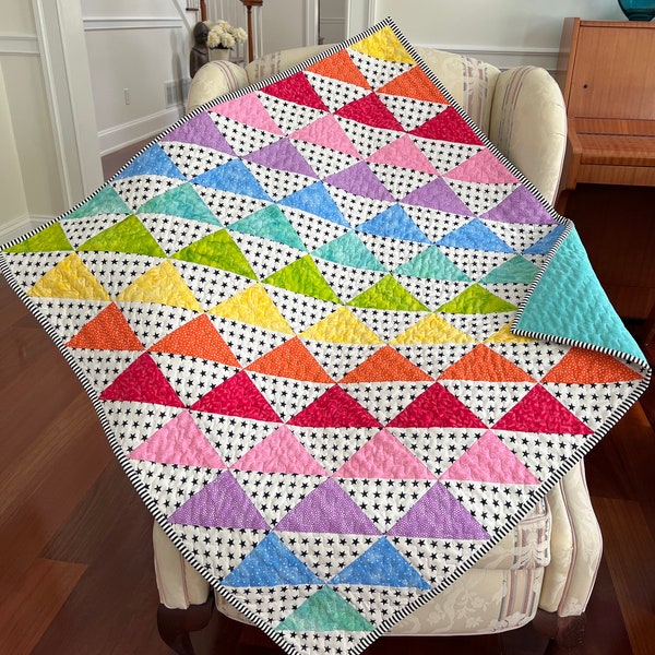 Bright Baby Quilt - Etsy