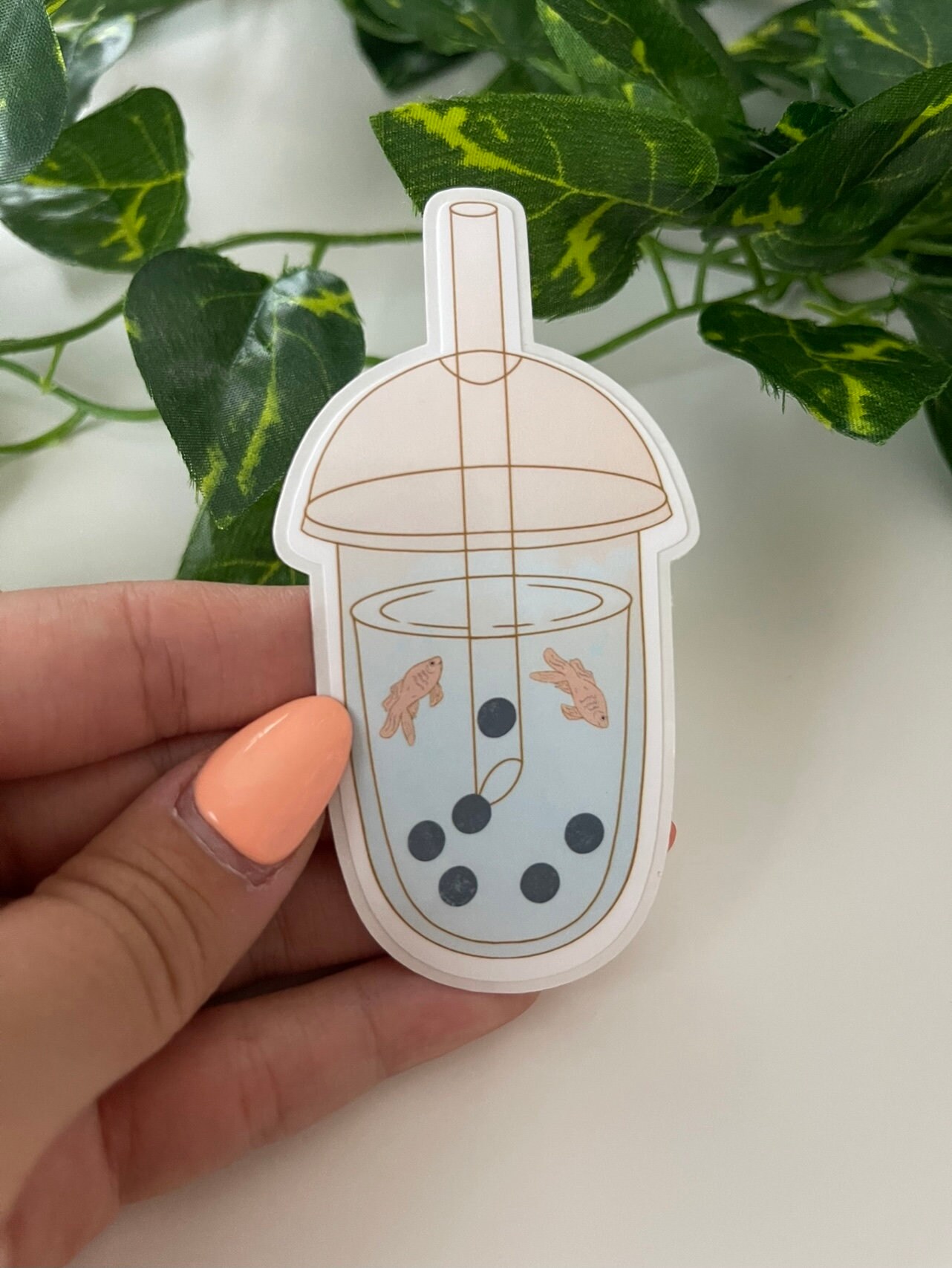 Boba With Fish Art - Etsy