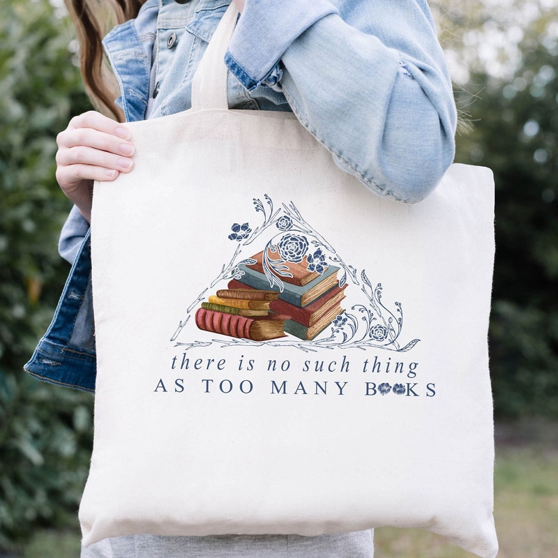 Book Tote - Etsy