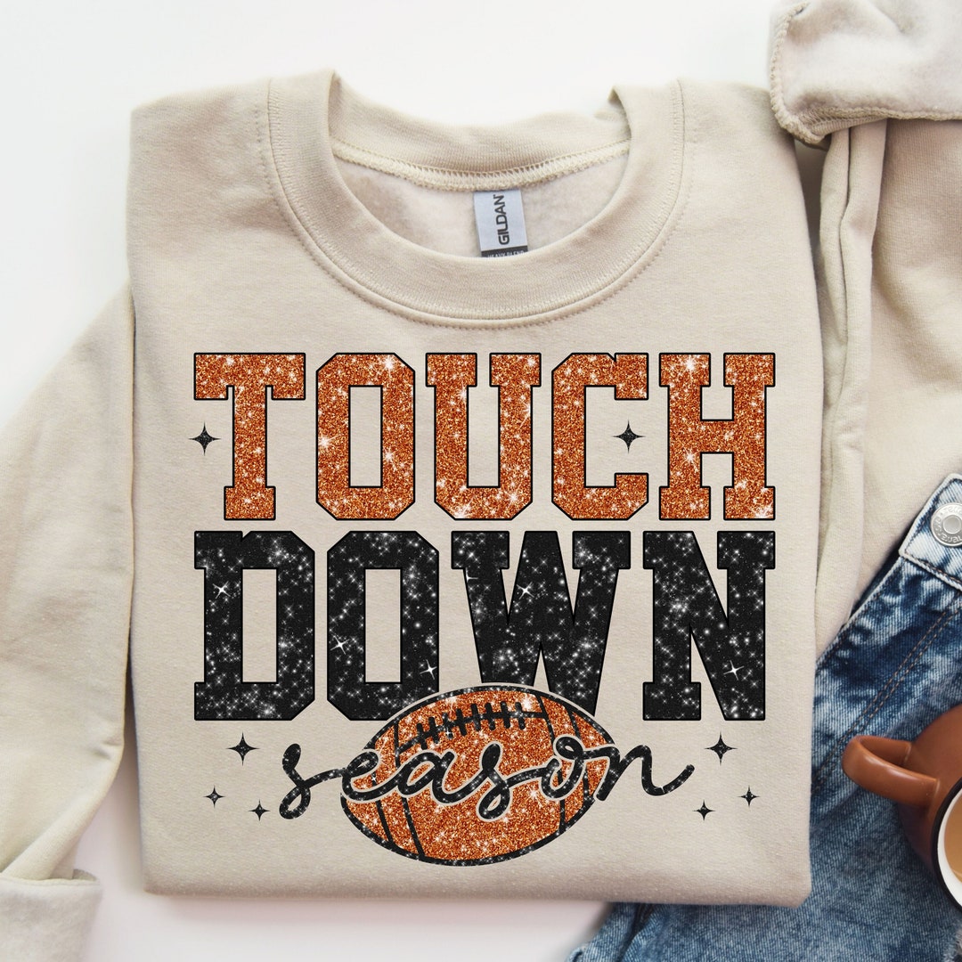 Touch Down Season Shirt, Game Day Shirt for Mom, Football Mom Sweater ...