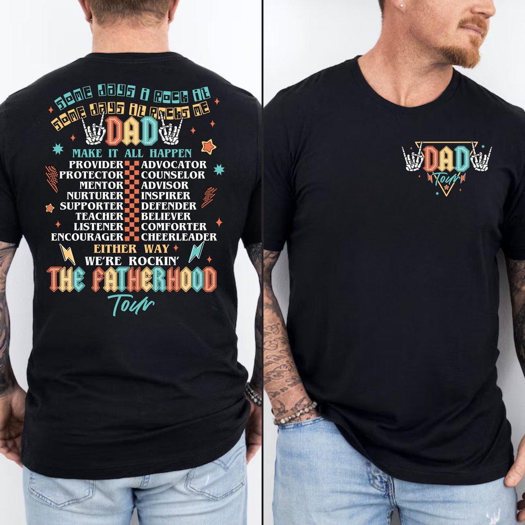 Dad Tour Shirt, Rock Father's Day Shirts, Skeleton Hand T-shirt, Some ...