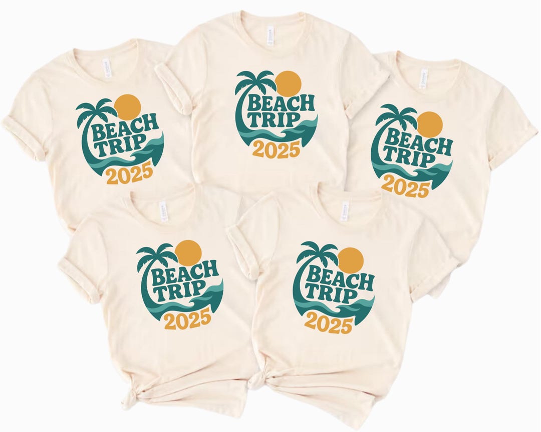 Strand Reise 2025 Shirt, Mädchen Reise 2025 T-Shirts, Strand Sommer ...