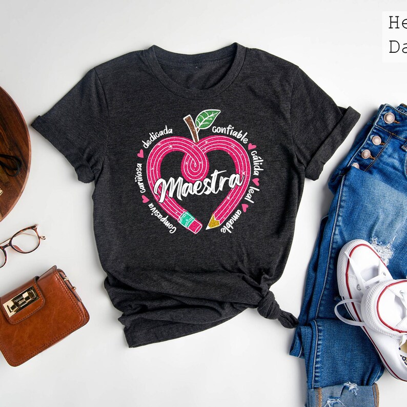 Maestra Teacher Shirt,spanish Teacher Shirts,latina Teacher Gift ...