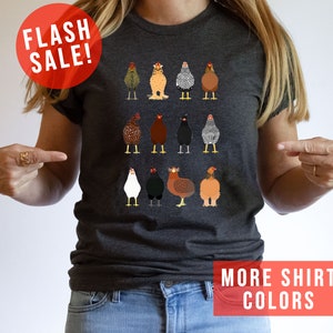 Chicken Sweatshirt Gift for Chicken Lover, Farm Life Shirt, Farm Animal ...