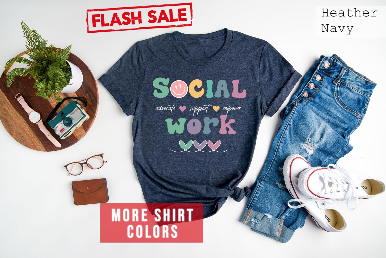 Boho Style Social Work T-shirt, Cute Advocate Shirt, School Social ...