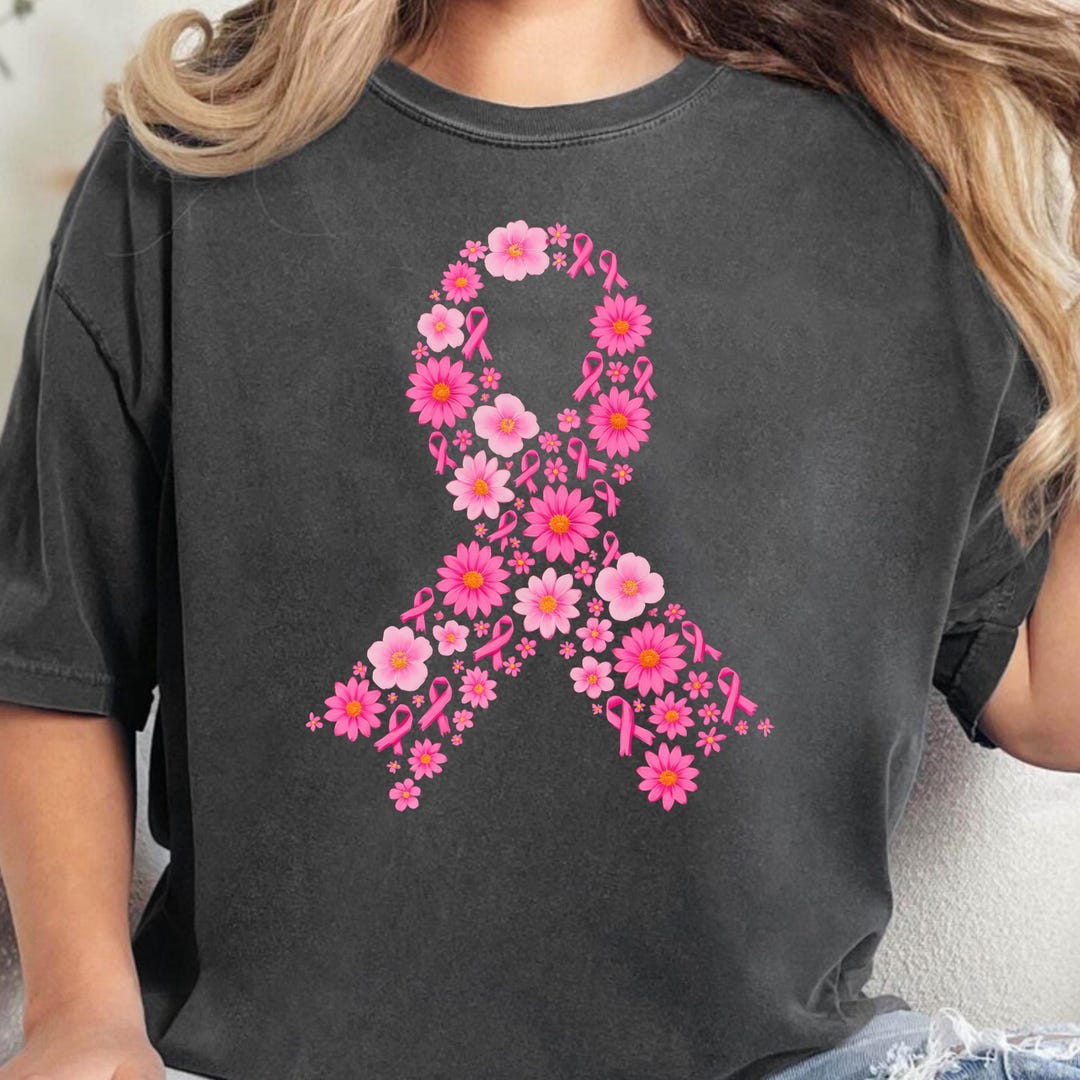 Breast Cancer Awareness Emoji Shirt, Breast Cancer Ribbon Sweater ...