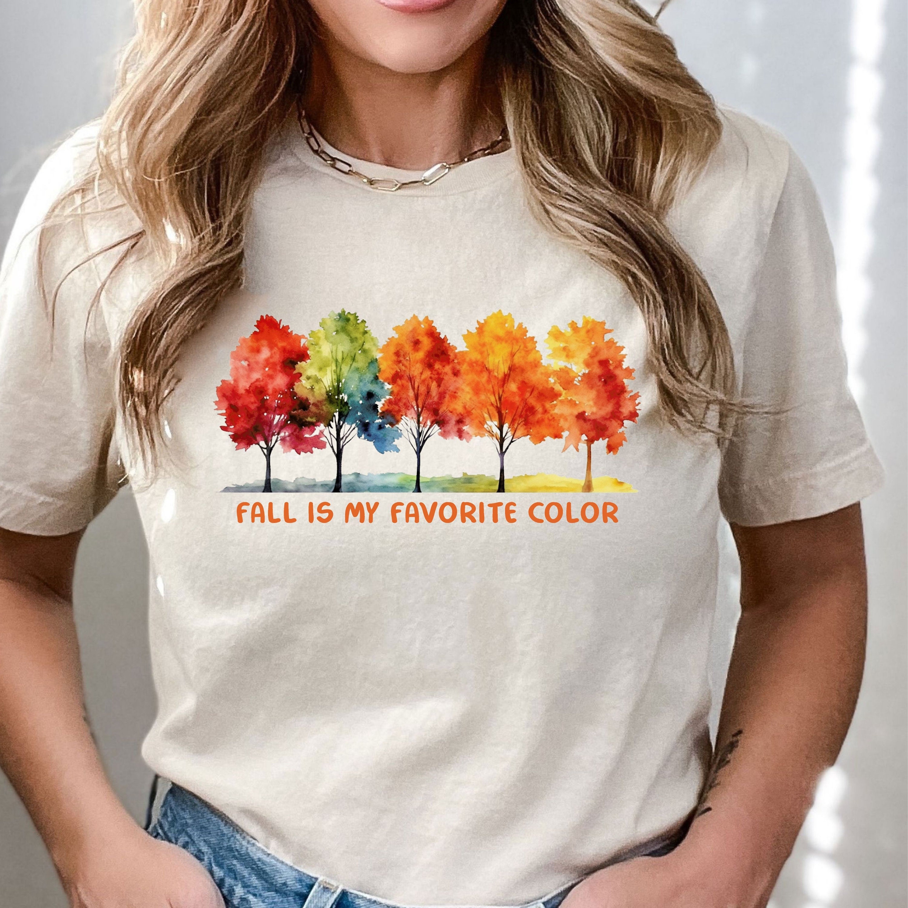 Fall is My Favorite Color Sweatshirt, Fall Vibes Shirts, Cozy Autumn ...