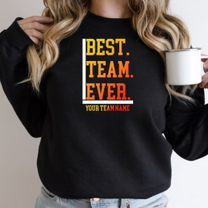 Personalized Best Team Ever Shirts, Staff Appreciation Day Gift, Work ...