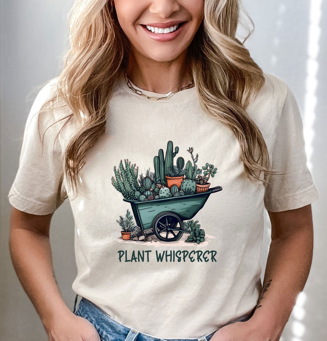 Plant Whisperer T-shirt, Cute Plant Gift, Plant Lover Gift, Gift for ...