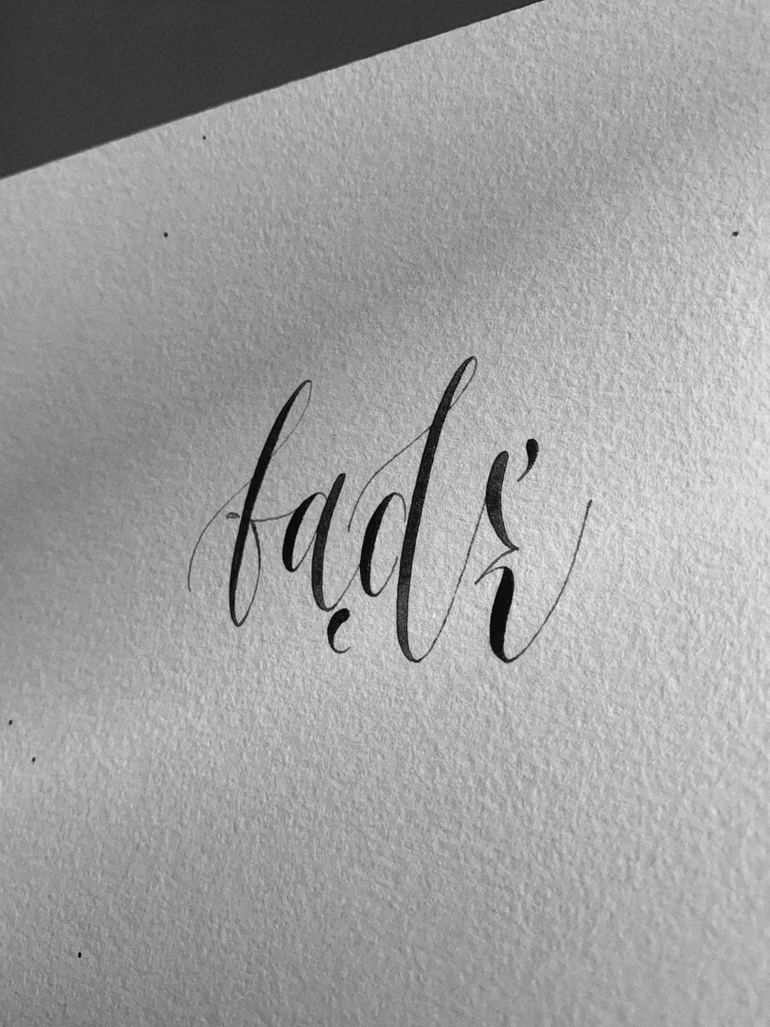 One Special Handwritten Word, Custom Calligraphy, Bespoke Lettering ...