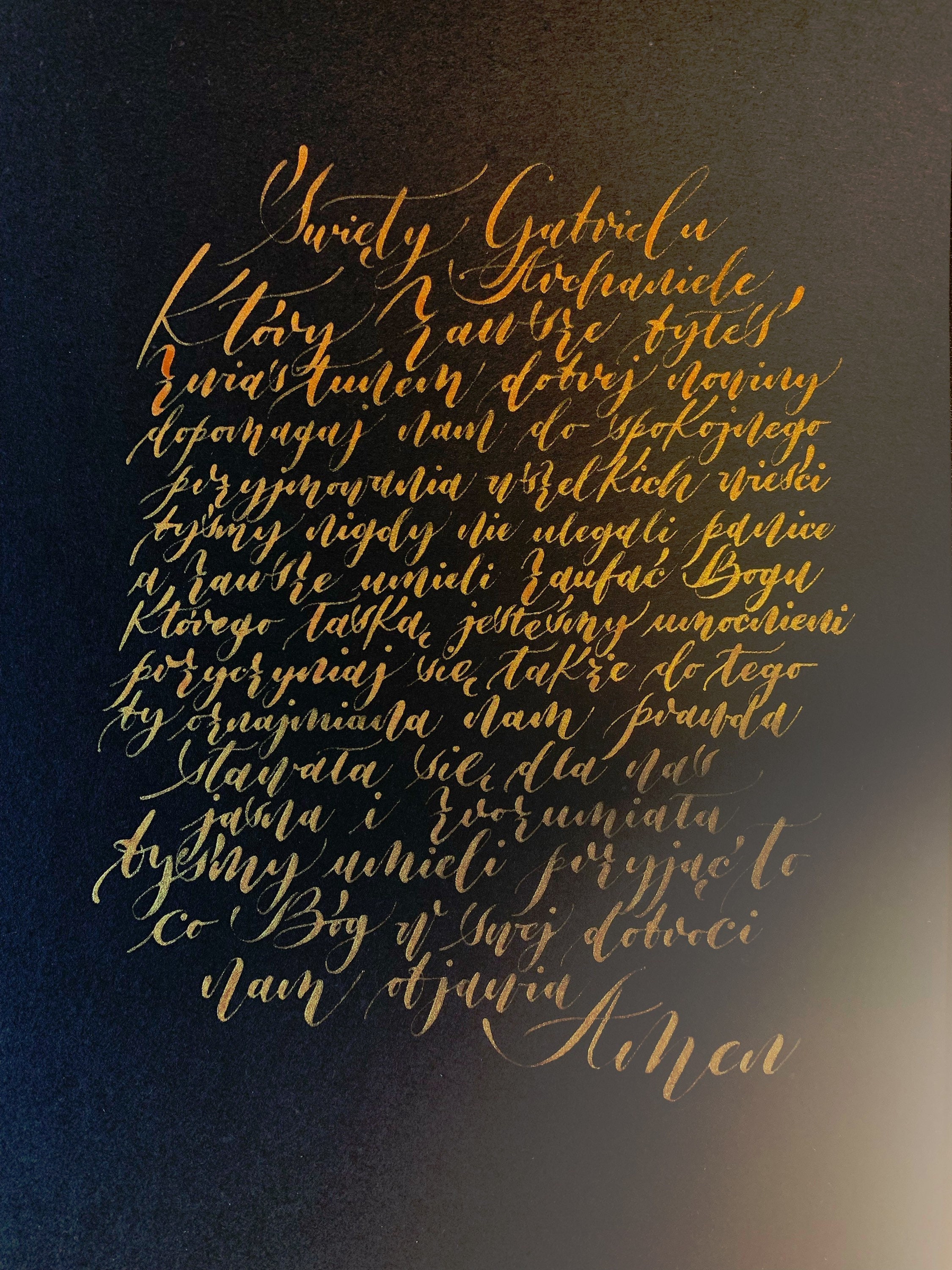 Custom Calligraphy, Handwritten Letter, Poem, Vow, Bespoke Lettering ...