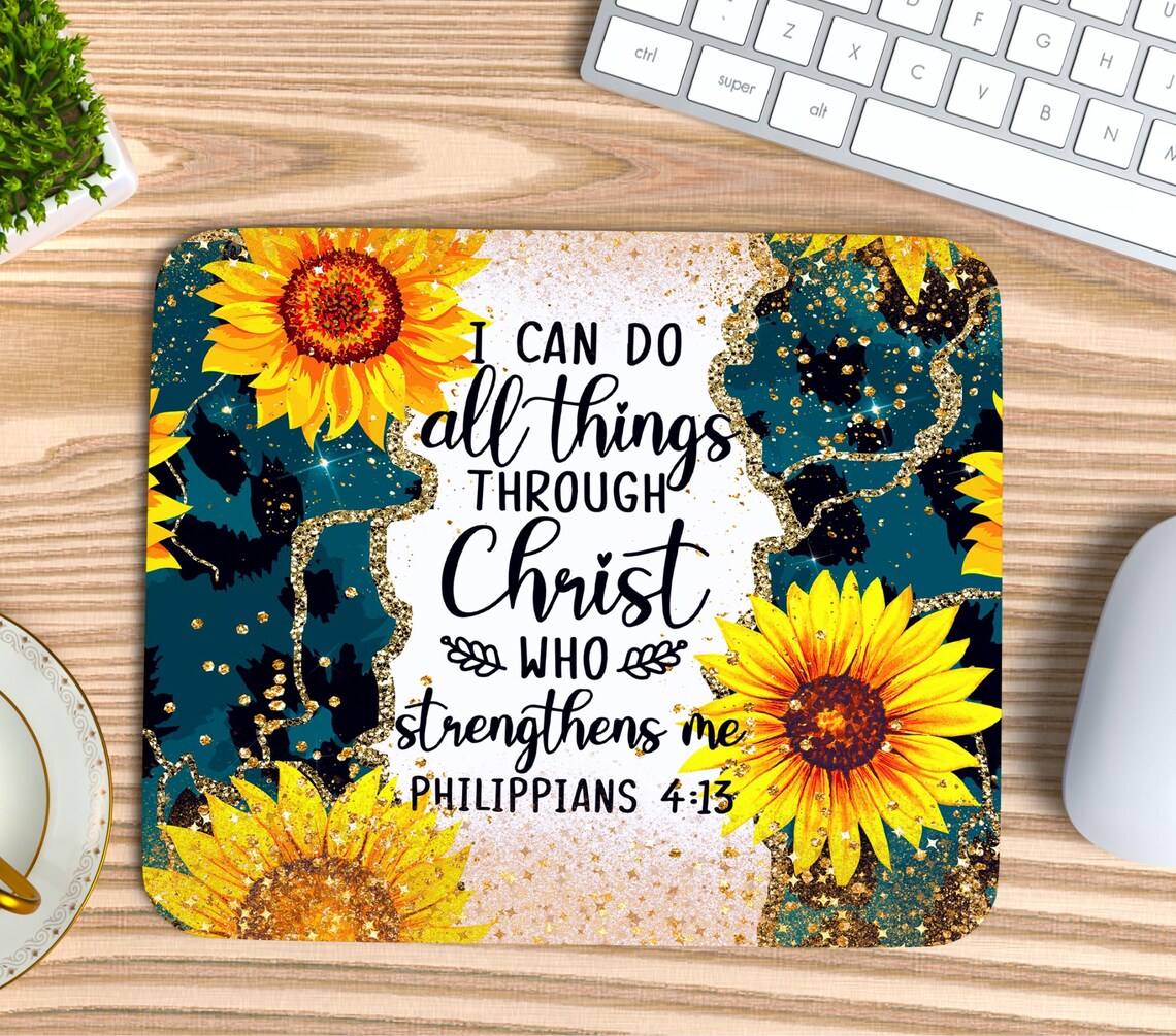 5 Mouse Pad Religious Bundle PNG, Christian Bundle PNG, Bible Verse ...