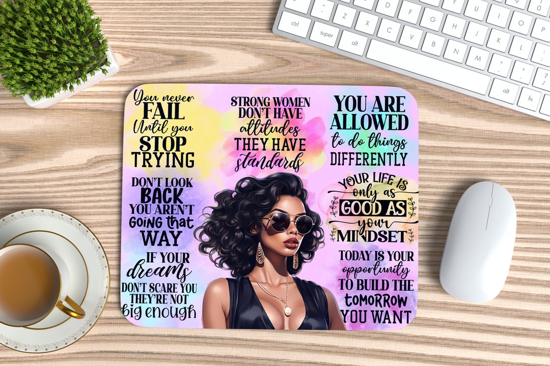 Black Queen PNG, Melanin Mouse Pad PNG, Mouse Pad PNG Sublimation, Afro ...