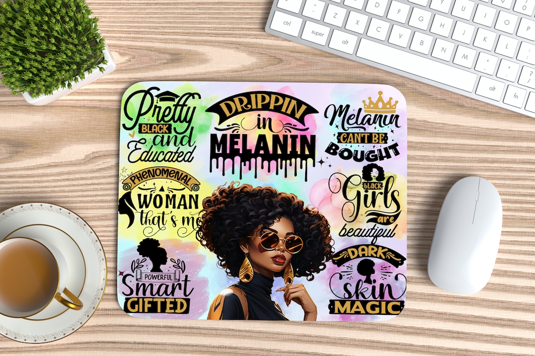 Black Queen PNG, Melanin Mouse Pad PNG, Mouse Pad PNG Sublimation, Afro ...