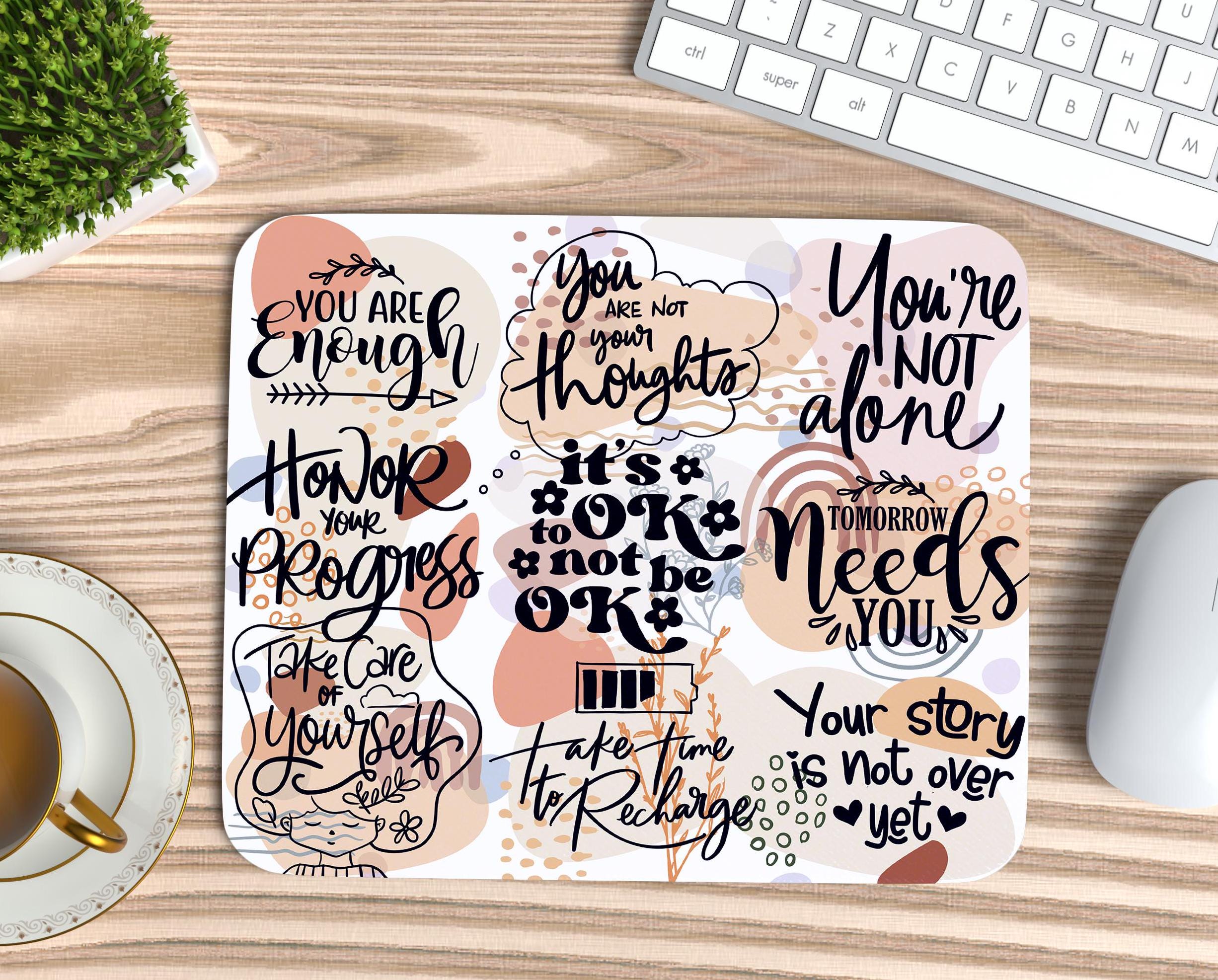 Mental Health PNG, Motivational Mouse Pad PNG, Mouse Pad PNG ...