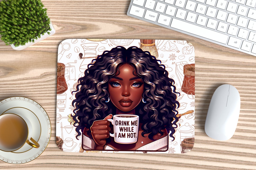 Black Queen PNG, Melanin Mouse Pad PNG, Mouse Pad PNG Sublimation, Afro ...