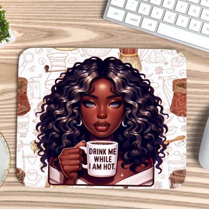 Black Queen PNG, Melanin Mouse Pad PNG, Mouse Pad PNG Sublimation, Afro ...
