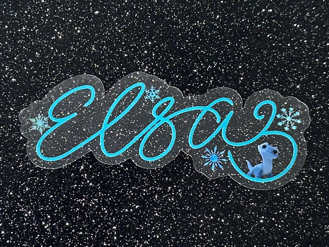 Elsa Autograph Laptop Sticker | Frozen Planner Sticker | Disney ...