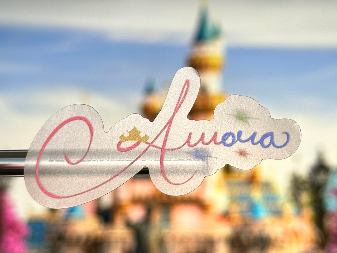 Aurora Autograph Laptop Sticker | Disney Princess Planner Sticker ...