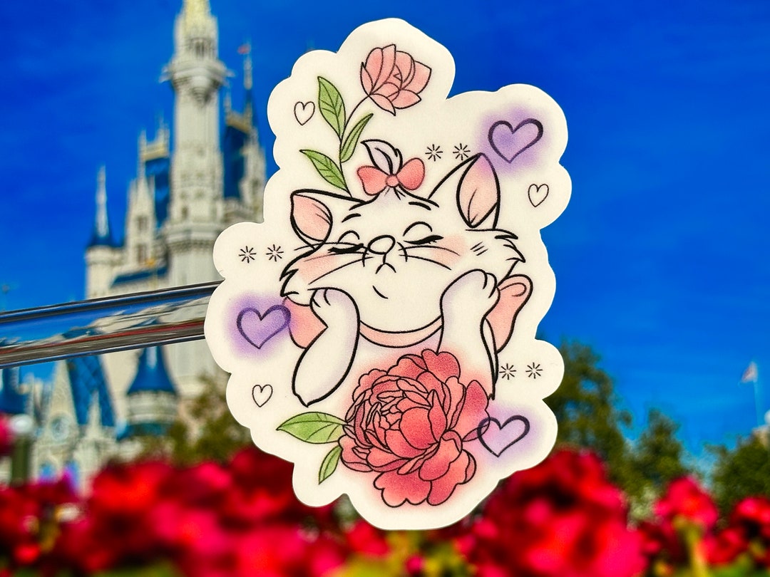 Aristocat Marie Laptop Sticker | Disney Aristocats Planner Sticker ...